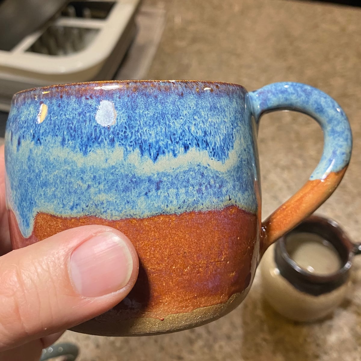 Blue Rutile over Chum Plum | glazeshare