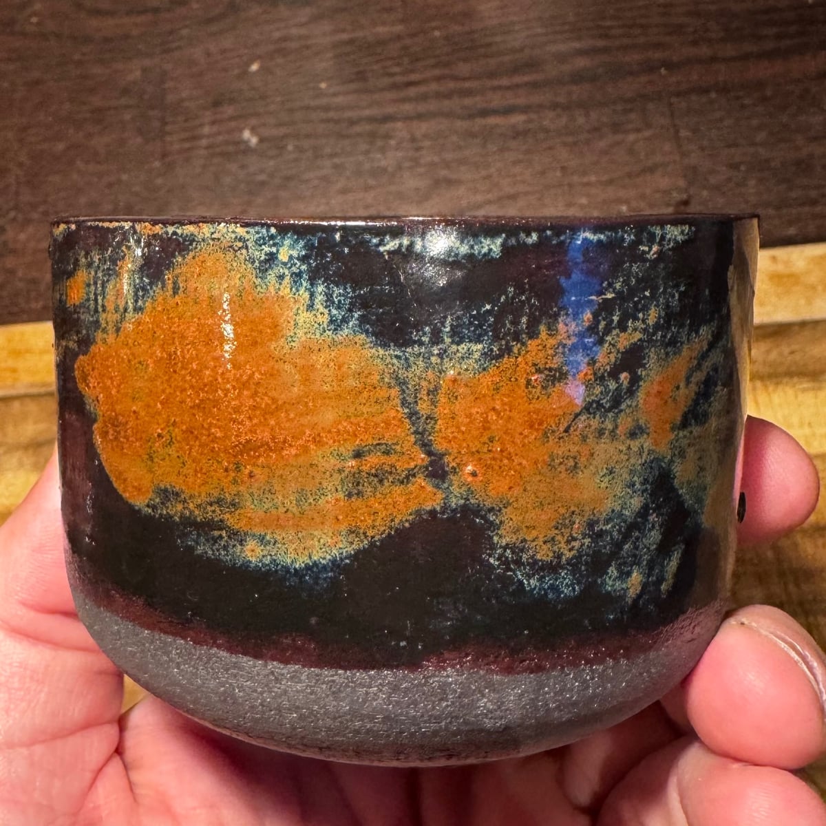 Rust over Tigers Eye | glazeshare