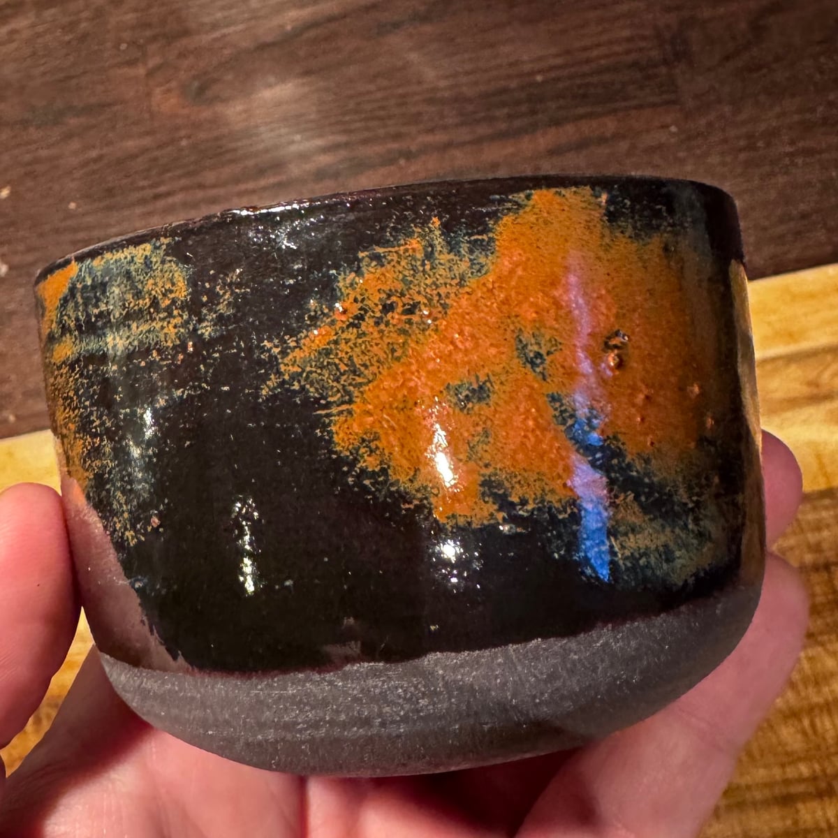 Rust over Tigers Eye | glazeshare