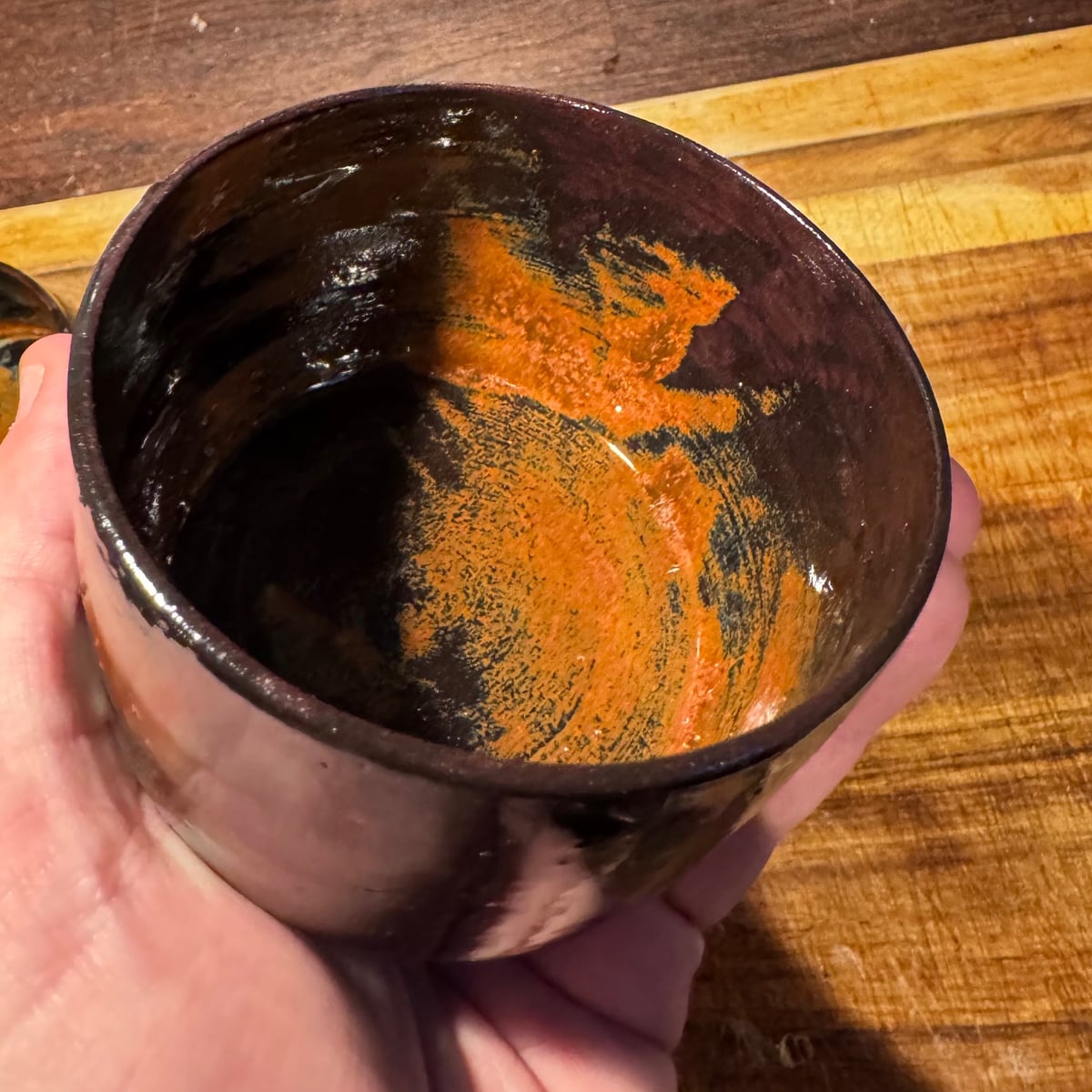 Rust over Tigers Eye | glazeshare